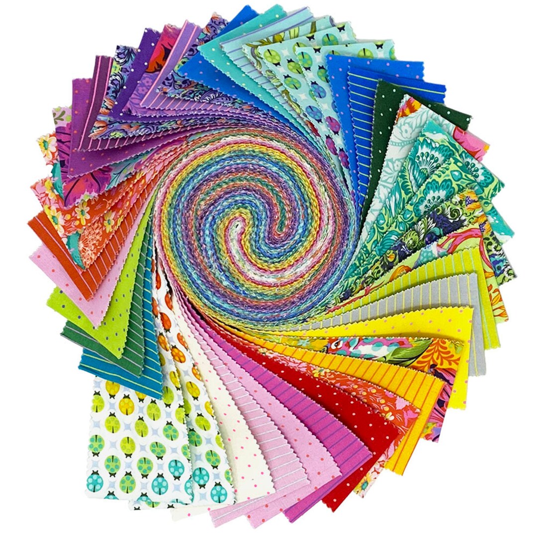 Tiny Beasts With Tiny True Colors- Design Roll Freespirit 100% Cotton ...