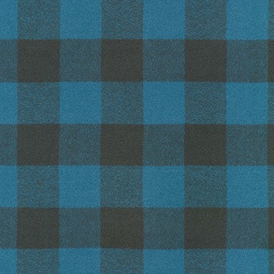 Ocean Buffalo Plaid ORGANIC From Mammoth Organic Flannel From Robert ...