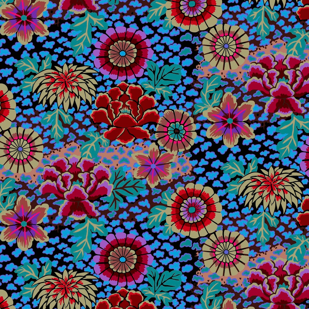 Dream - Dark || Classics Kaffe Fassett for the Kaffe Fassett Collective 100% Quilters Cotton ...