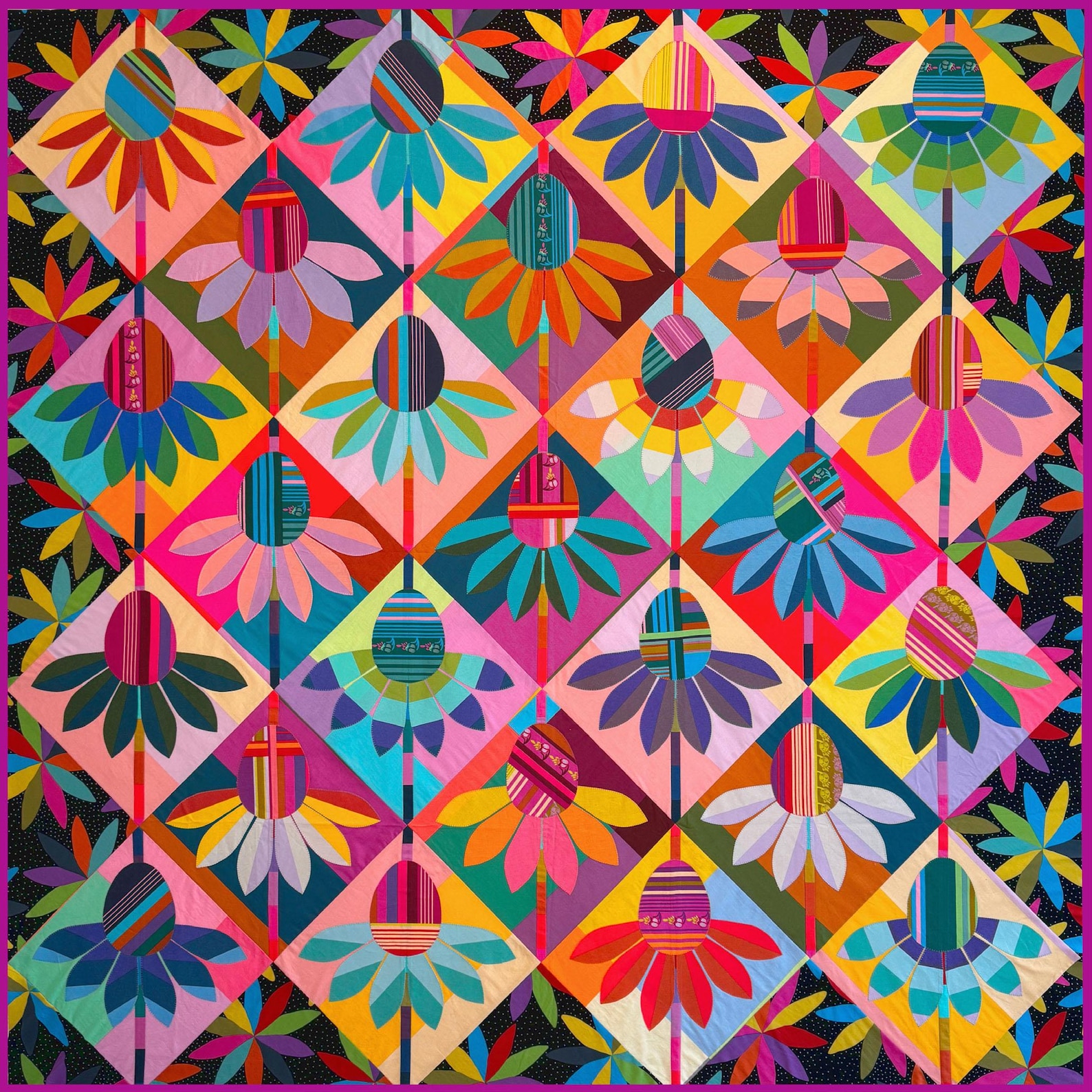 Parade - Cartwheels- AM Loves HUE Anna Maria Freespirit 100% Quilting ...