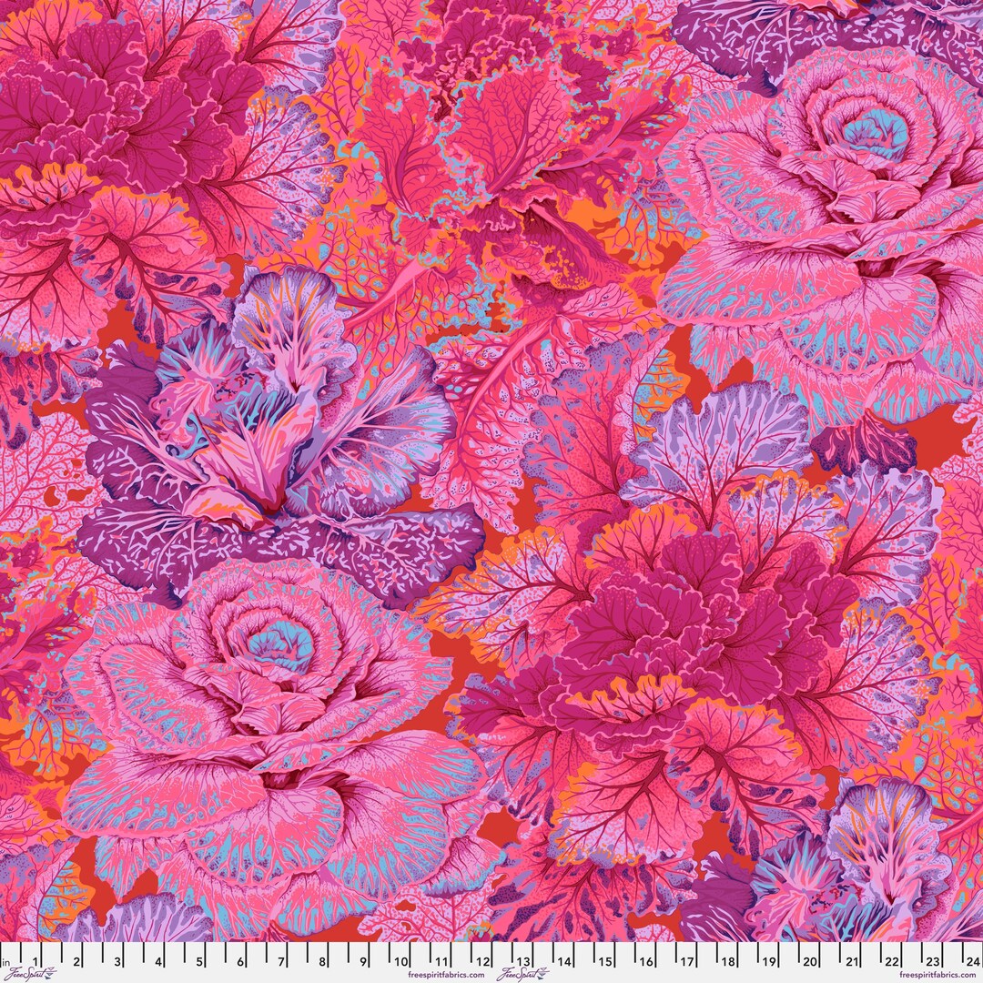 Curly Kale Red || Classics Philip Jacobs for the Kaffe Fassett ...