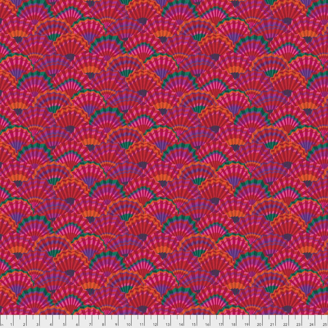 Paper Fans Red || Classics Kaffe Fassett for the Kaffe Fassett ...
