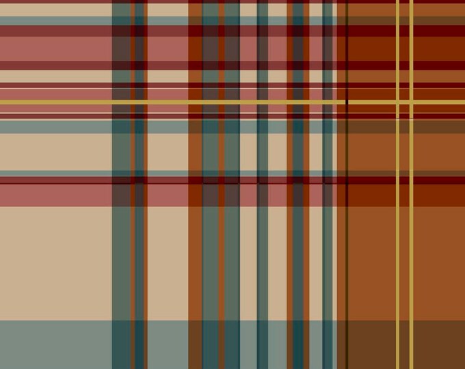 Bryndle Check - Russet - Woodland Blooms - Sanderson - Freespirit ...