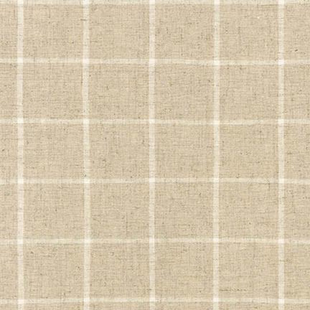 NATURAL Window Pane Plaid Essex Yarn Dyed Classic Wovens Robert Kaufman ...