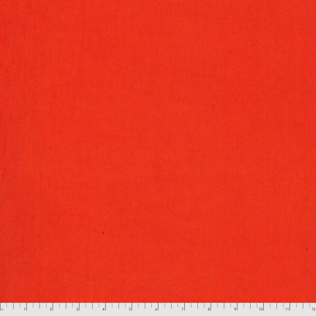 Vermillion Red Handcrafted Cottons - Jane Sassaman Freespirit Fabrics ...