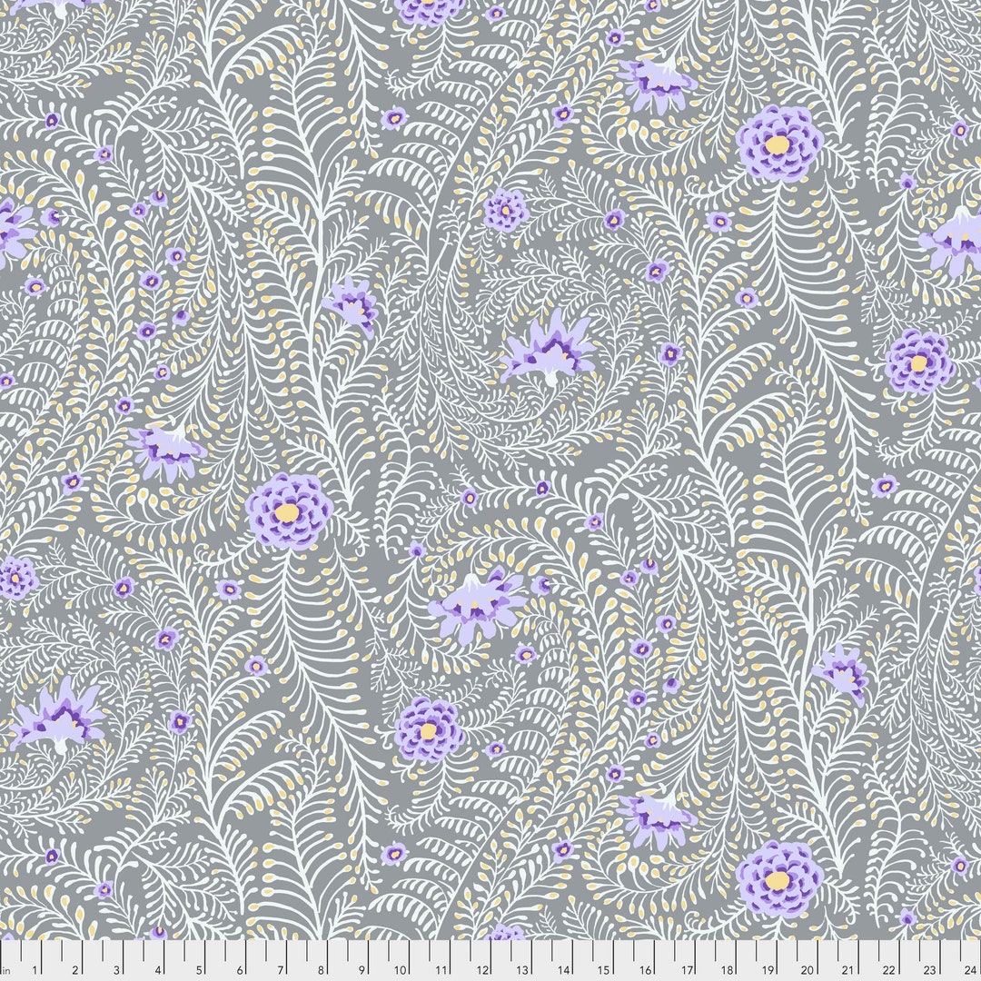 Ferns - Grey - Classics Kaffe Fassett for the Kaffe Fassett Collective ...