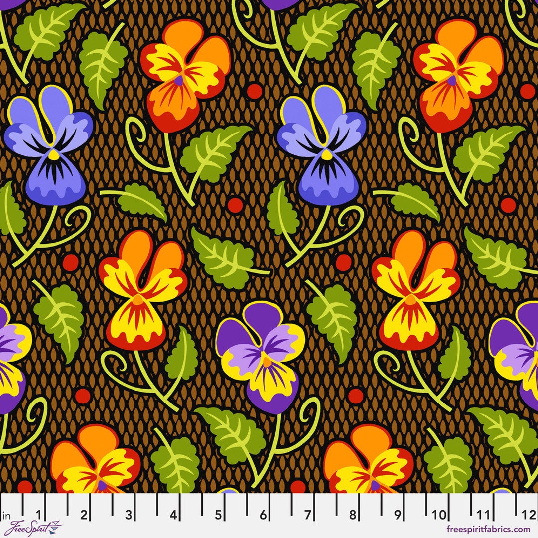Johnny Jump Ups - Brown - Gloriosa Garden -jane Sassaman From ...