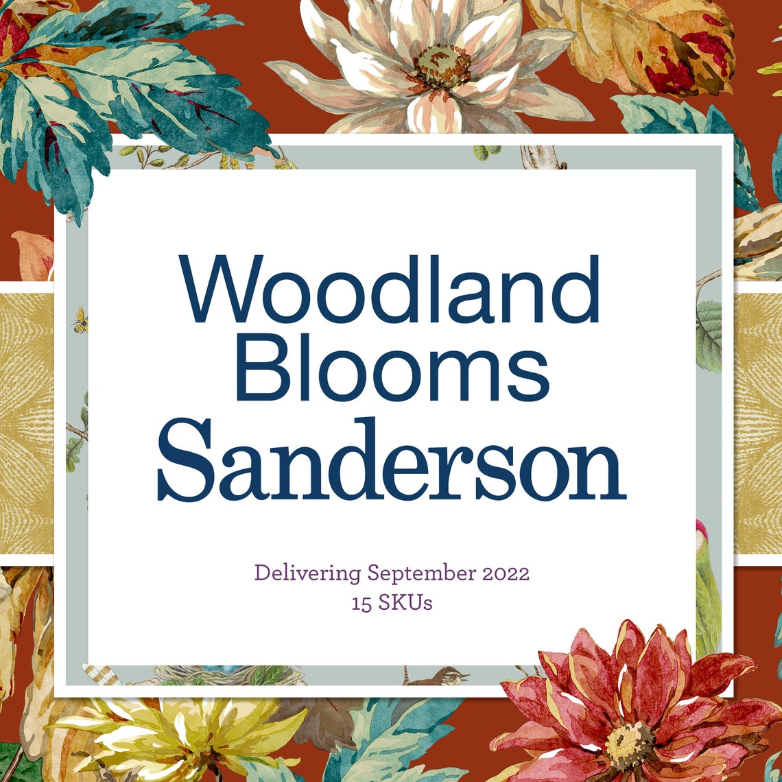 Owlswick - Linen - Woodland Blooms - Sanderson - Freespirit - Pwsa039 ...