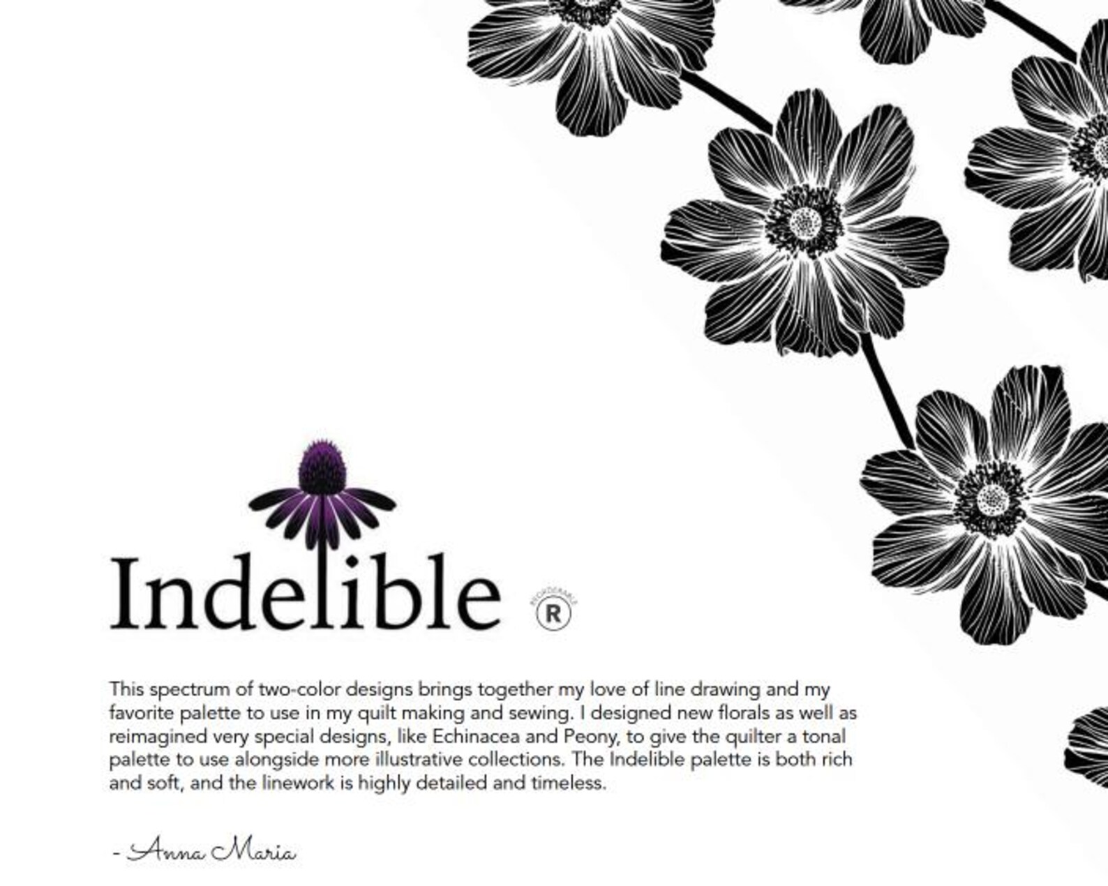Jade - Peony Indelible - 108" Wide Backing Fabric - Anna Maria Textiles ...