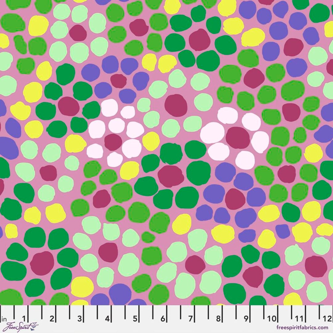 Flower Dot - Mauve || February 2022 Brandon Mably for the Kaffe Fassett ...