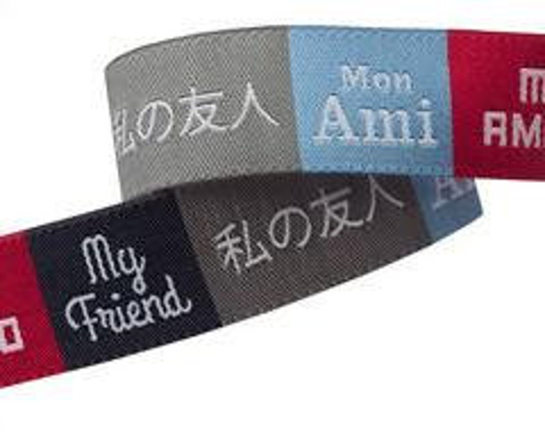 My Friend in Blue Grey and Red by Jessica Jones Renaissance Ribbons - Etsy