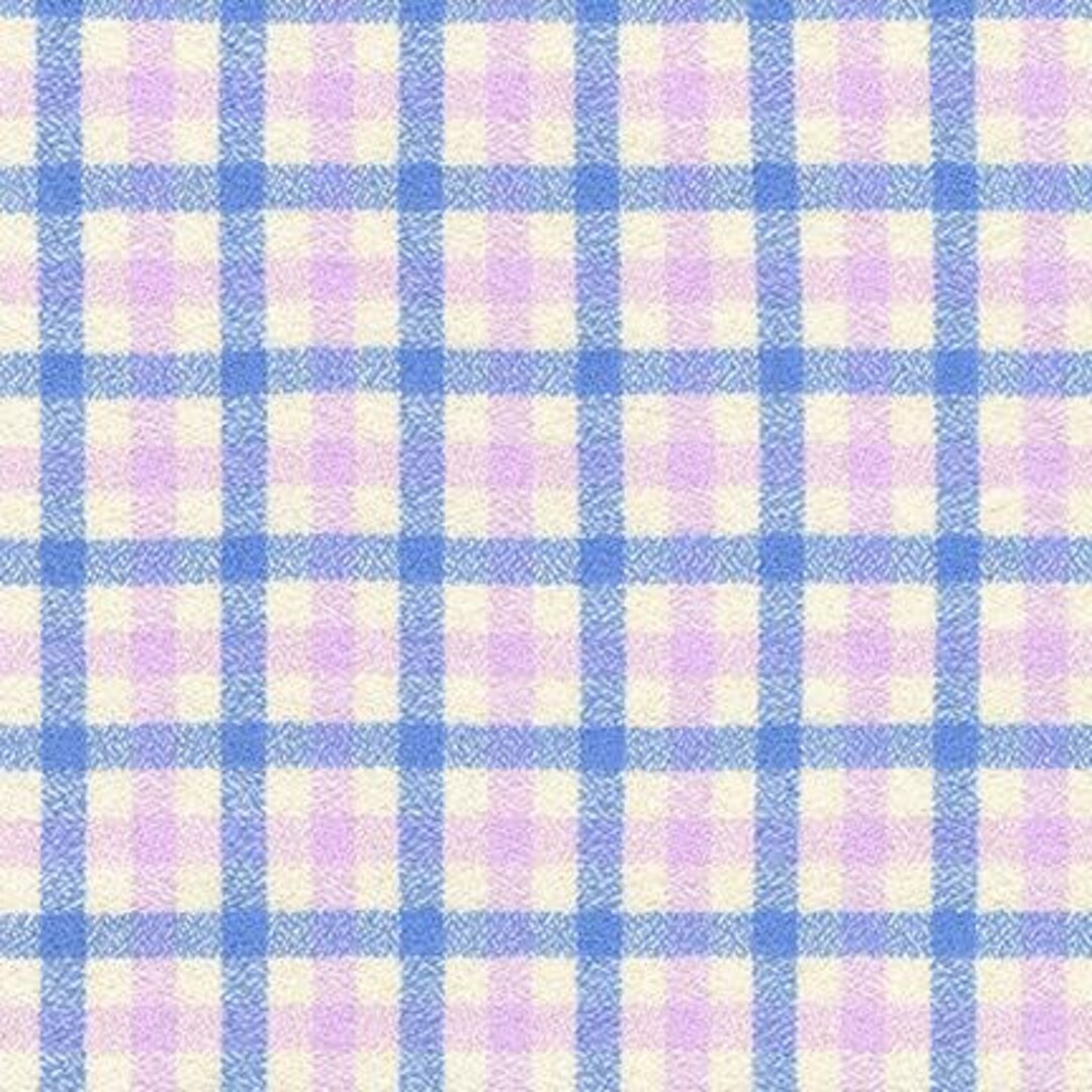 Periwinkle Plaid From Mammoth Junior Flannel 100% Cotton SRKF-19842-61 ...
