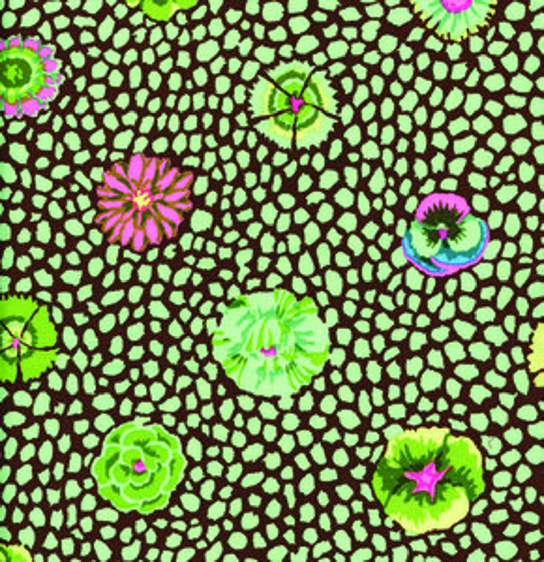 Guinea Flower - Green - Classics Kaffe Fassett for the Kaffe Fassett ...