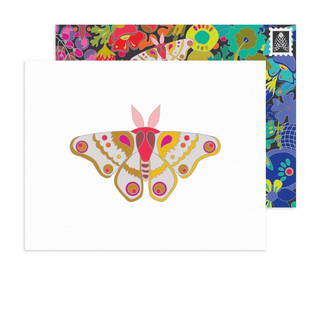 Ex Libris Moths Mixed Card Set by Alison Glass - Etsy