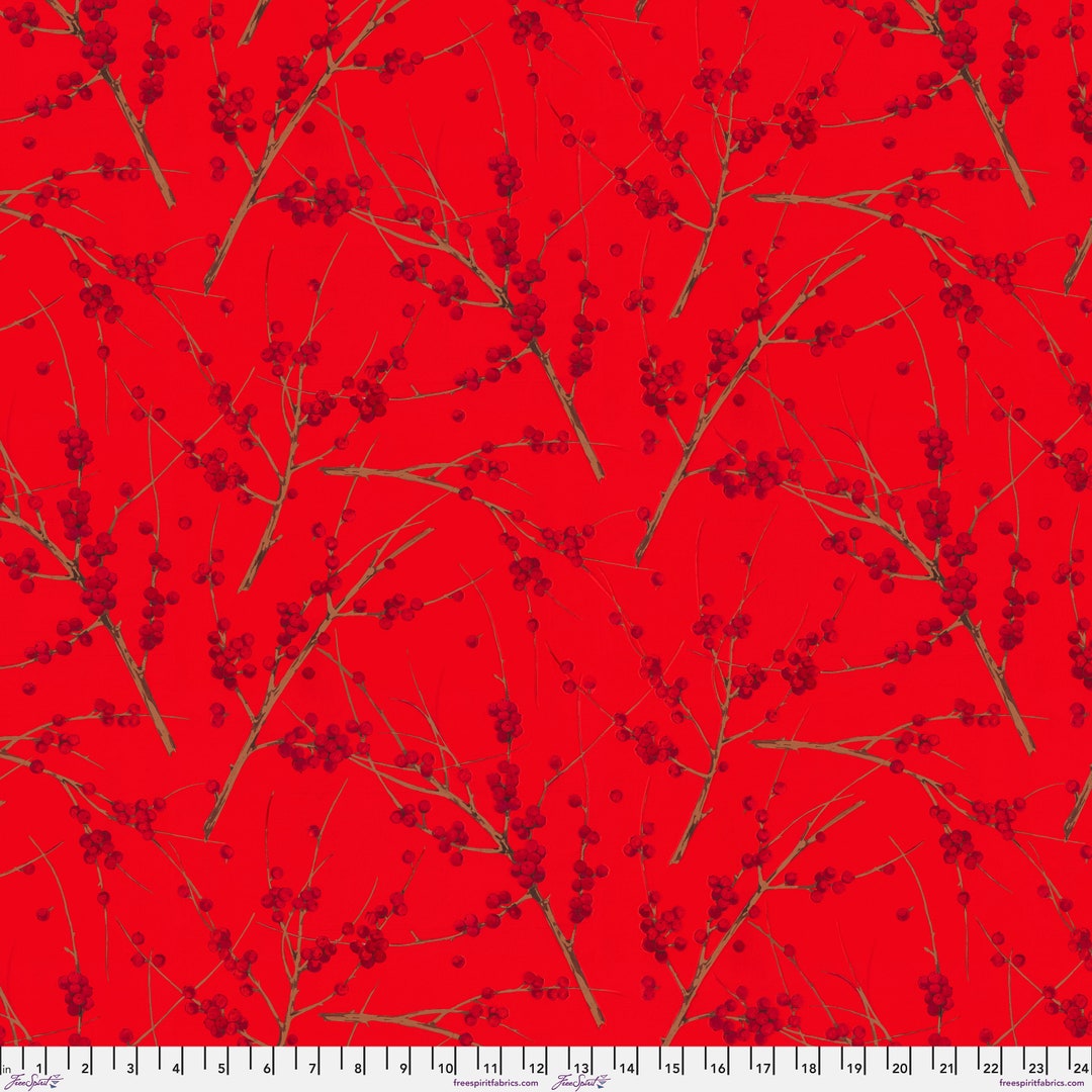 Winterberry - Red - Winterberry Martha Negley - Freespirit - Pwmn040 ...