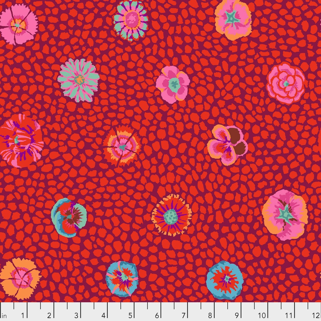 Guinea Flower - Red - Classics Kaffe Fassett for the Kaffe Fassett ...