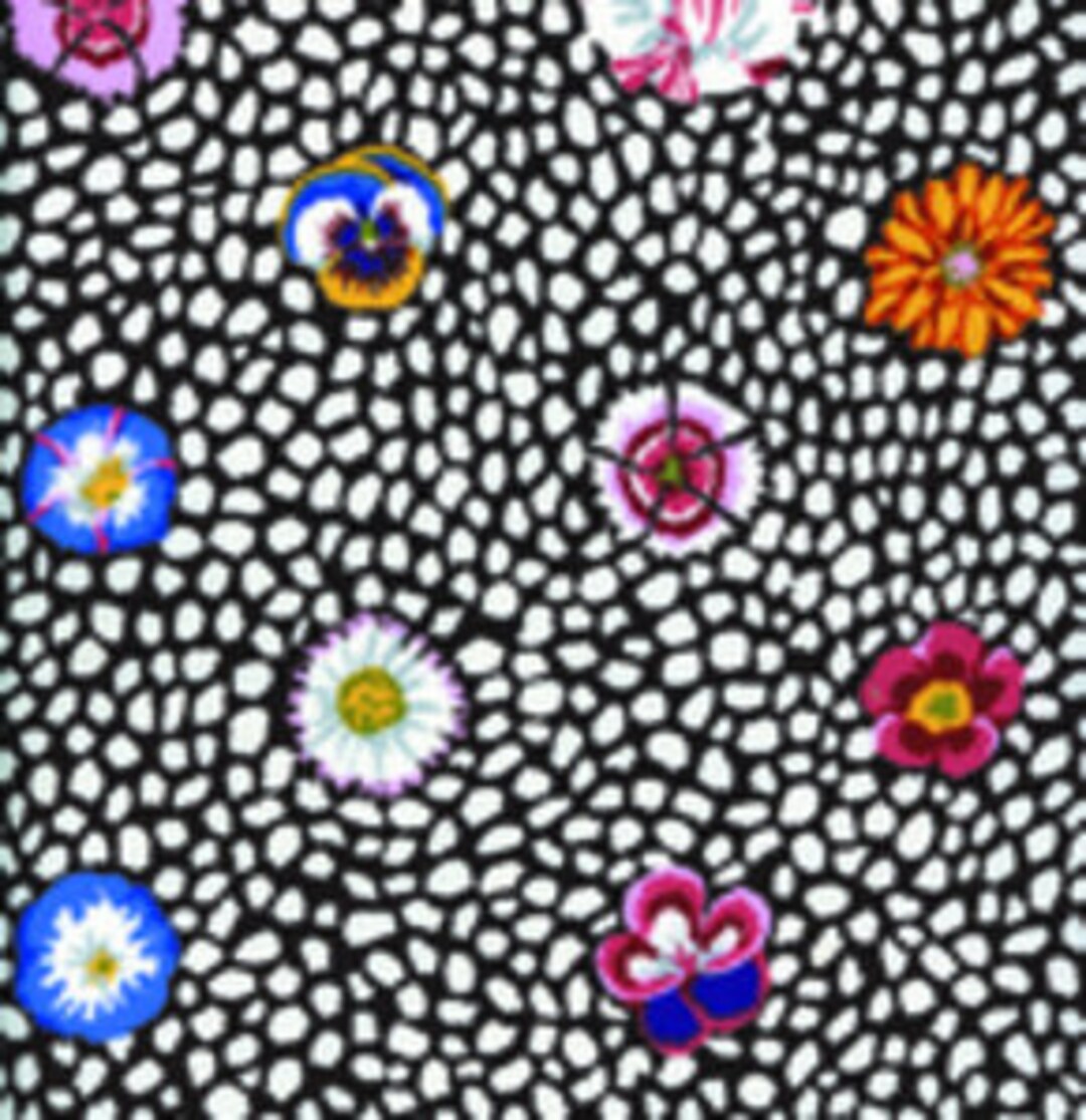 Guinea Flower - White - Classics Kaffe Fassett for the Kaffe Fassett ...