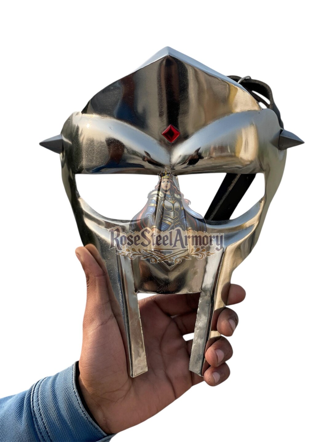 MF DOOM Inspired Steel Mask - Hip Hop Villain Cosplay, Wall Art - Etsy
