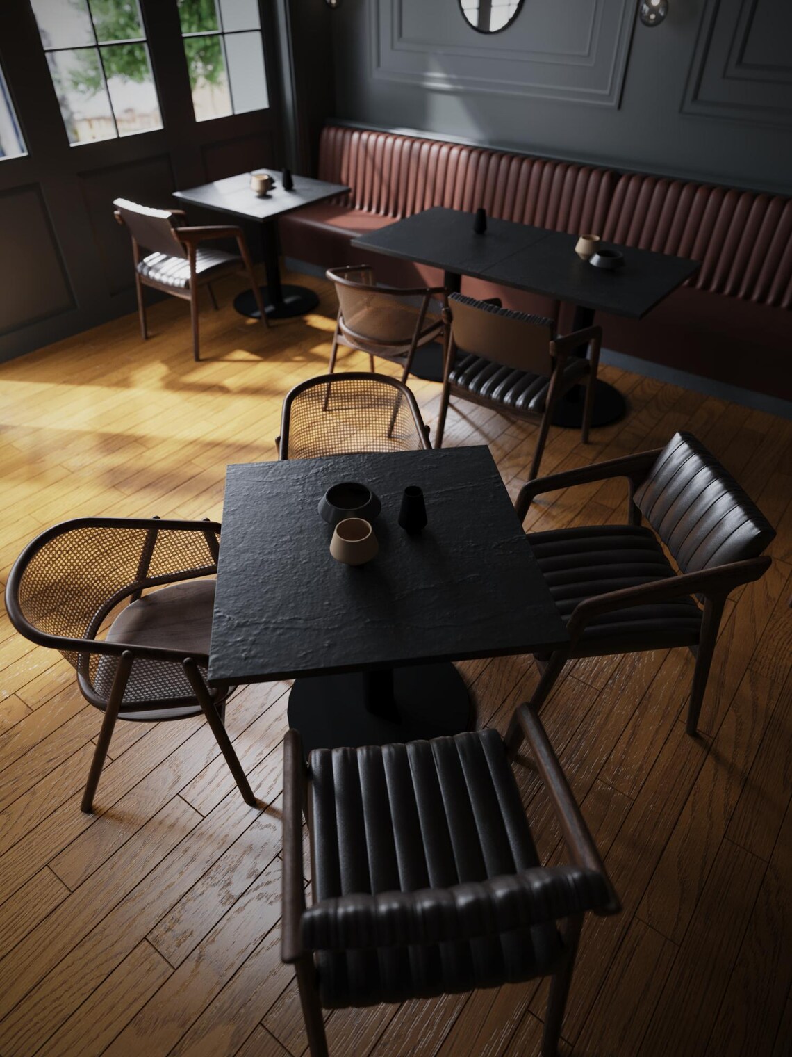 Luxury Cafe & Bar Interior Render Bundle - Etsy