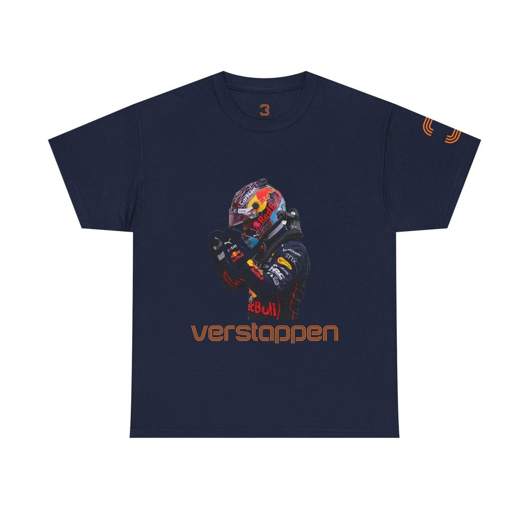 F1 Max Verstappen MV3 Formula 1 Crew Neck T-shirt - Etsy