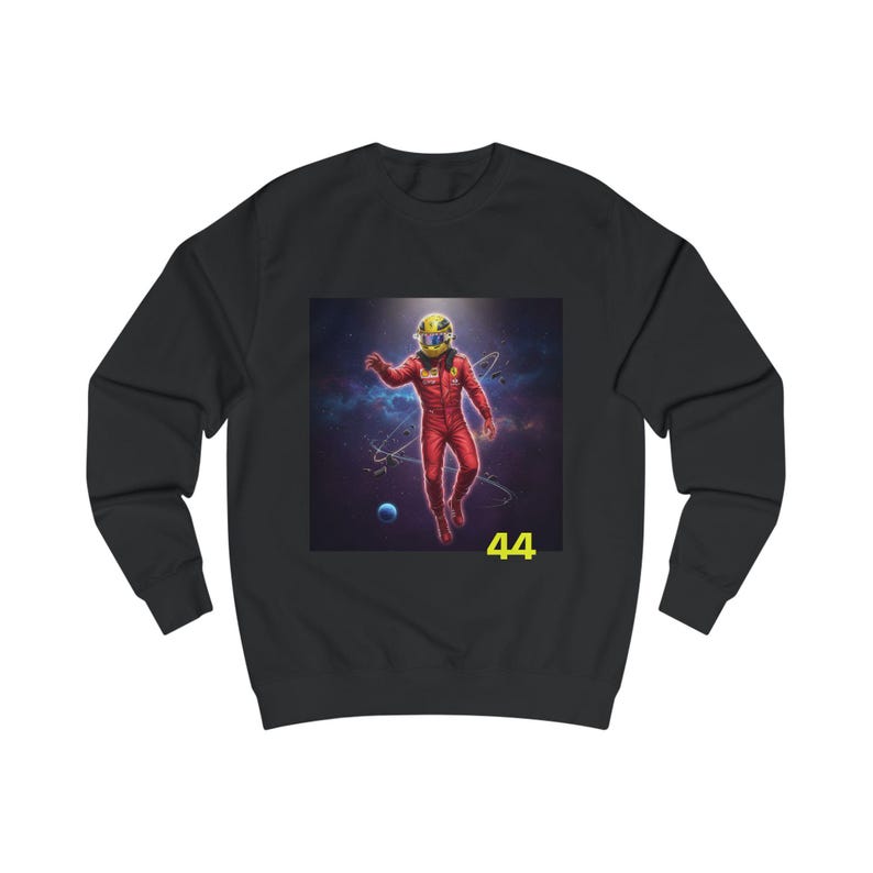 F1 Lewis Hamilton LH44 Ferrari Crew Neck Sweater - Etsy