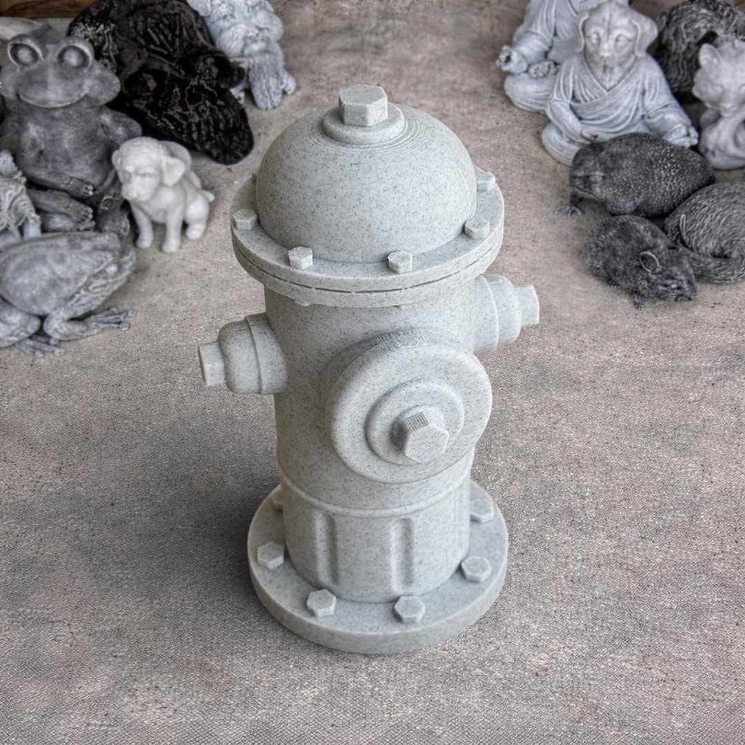 Funny Concrete Fire Hydrant Lawn Garden Statue Patio Yard Ornament ...