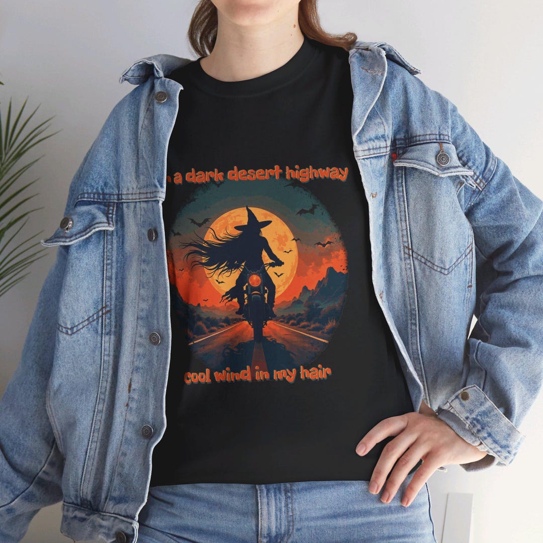 Desert Highway Dream Tee, Ride the Wind T-shirt, Cool Wind Ride Tee, Highway Freedom Shirt ...