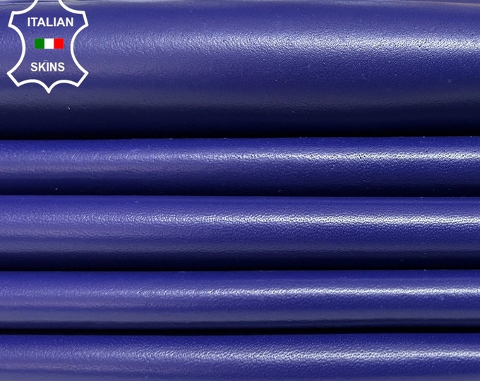 INDIGO INK BLUE Soft Italian Lambskin Lamb Sheep Leather Pack 2 Hides ...