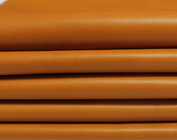 CUOIO TAN Italian Soft Lambskin Lamb Leather Hide Skin Pelt Skins Hides ...