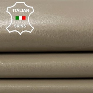 BEIGE Soft Italian Lambskin Sheep Lamb Leather Skin 4+sqf 0.8mm #C2656 ...
