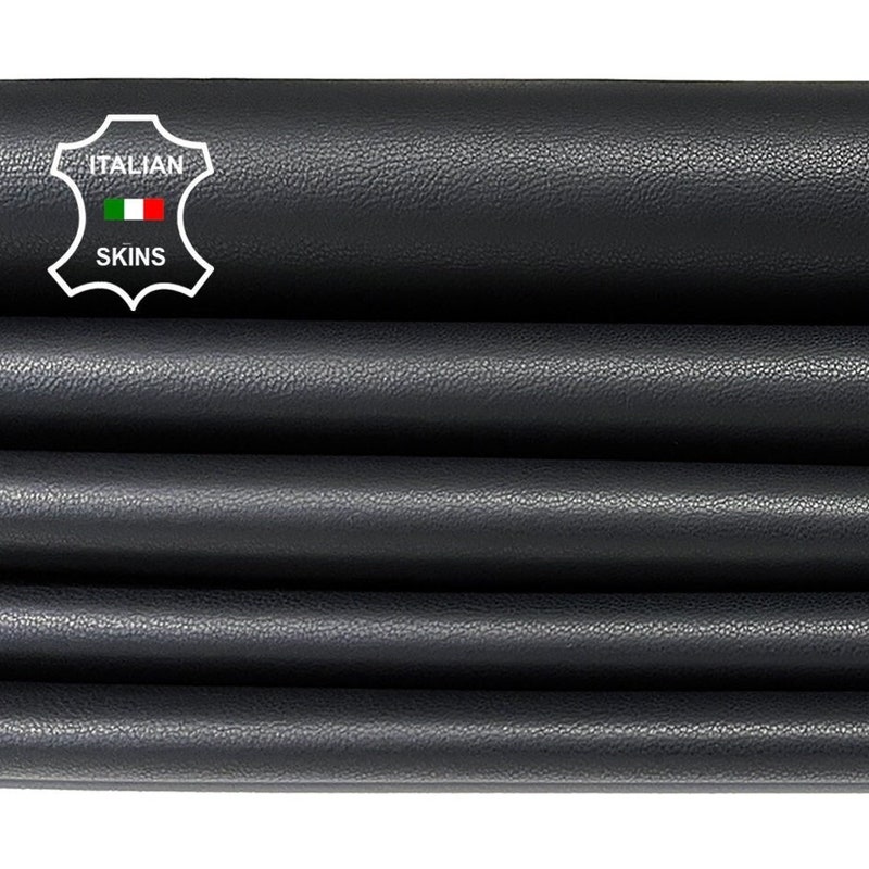 Leather Hide Italian Black - Etsy