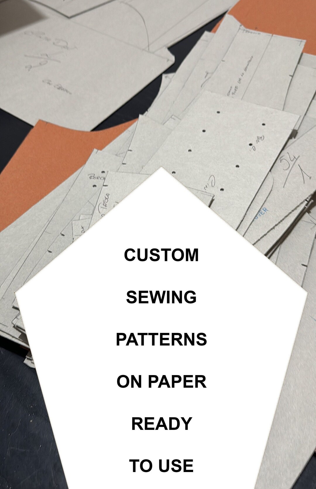 CUSTOM PATTERNS on Paper Ready to Cut & Sew Stylist Studio Custom ...