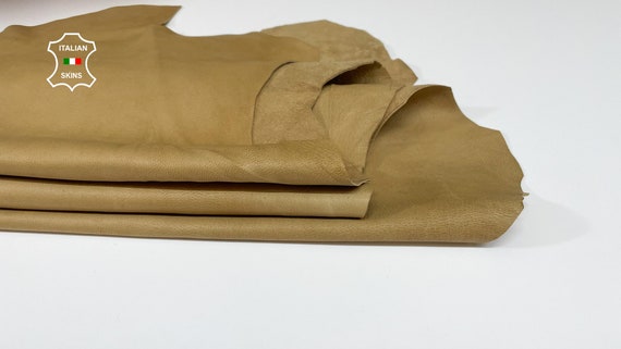 Craft Supplies & Tools NATURAL BEIGE soft Italian Lambskin Lamb Sheep ...