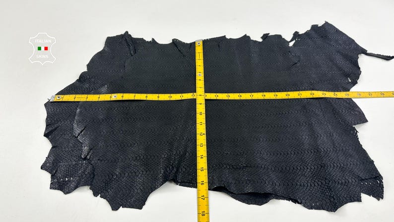 Delivered Duty Paid-black SNAKE TEXTURED Print Perforated on Soft ...