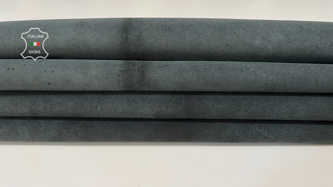 Delivered Duty Paid-gray NUBUCK VINTAGE Look Italian Goat Leather Pack ...
