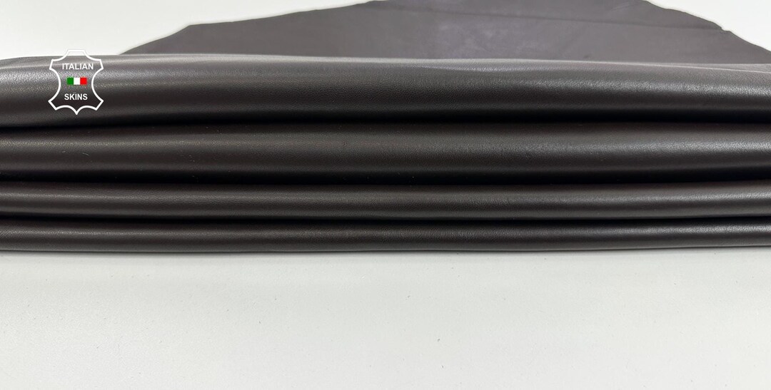Delivered Duty Paid - DARK BROWN Soft Italian STRETCH Backed With Lycra ...
