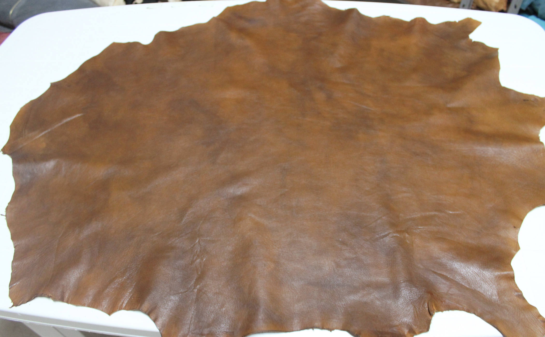 Italian Goatskin Goat leather skin skins hide hides TAN BROWN ...