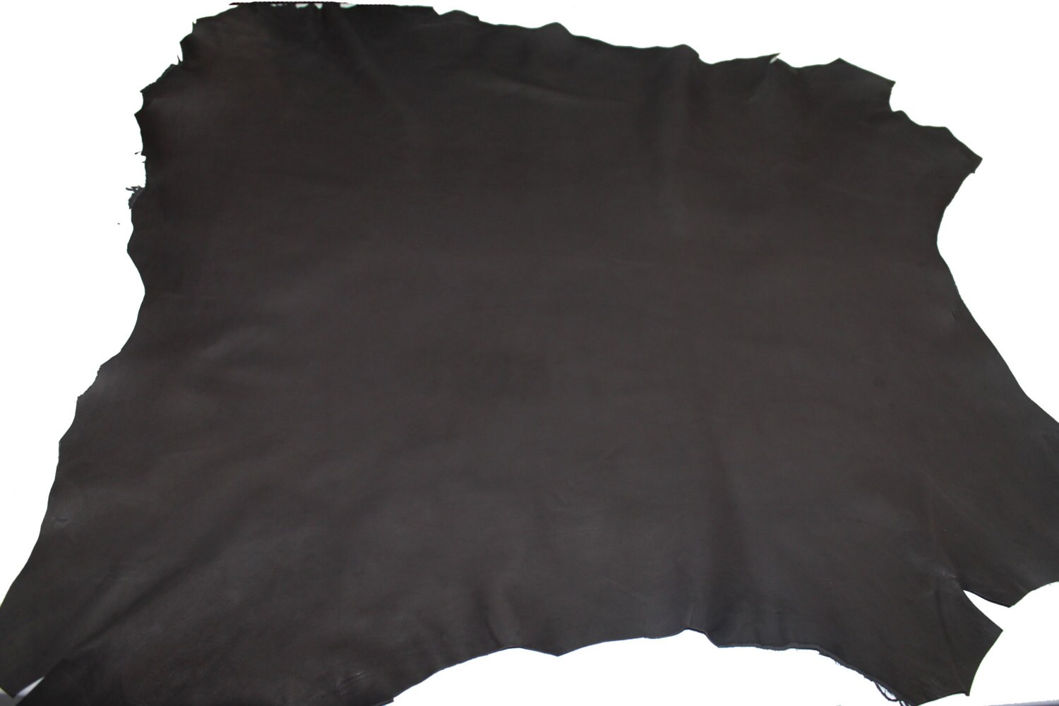 Italian Lambskin leather hide hides skin skins NATURAL DARK BROWN 6sqf ...