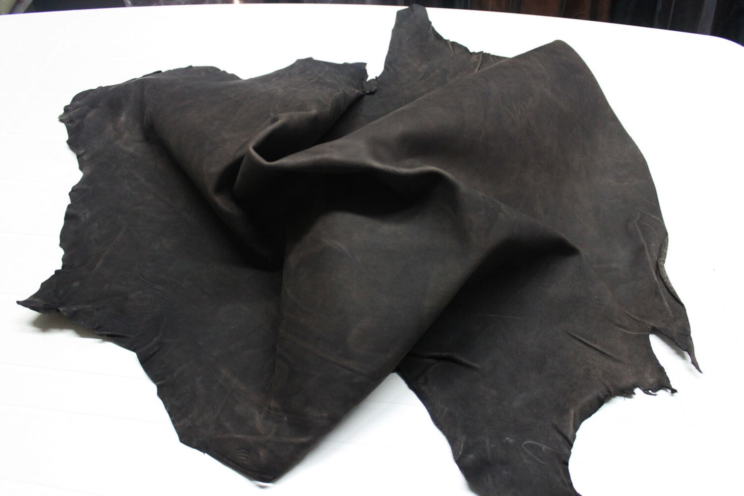 Italian thick strong Goatskin leather skin skins hide hides WASHED ...