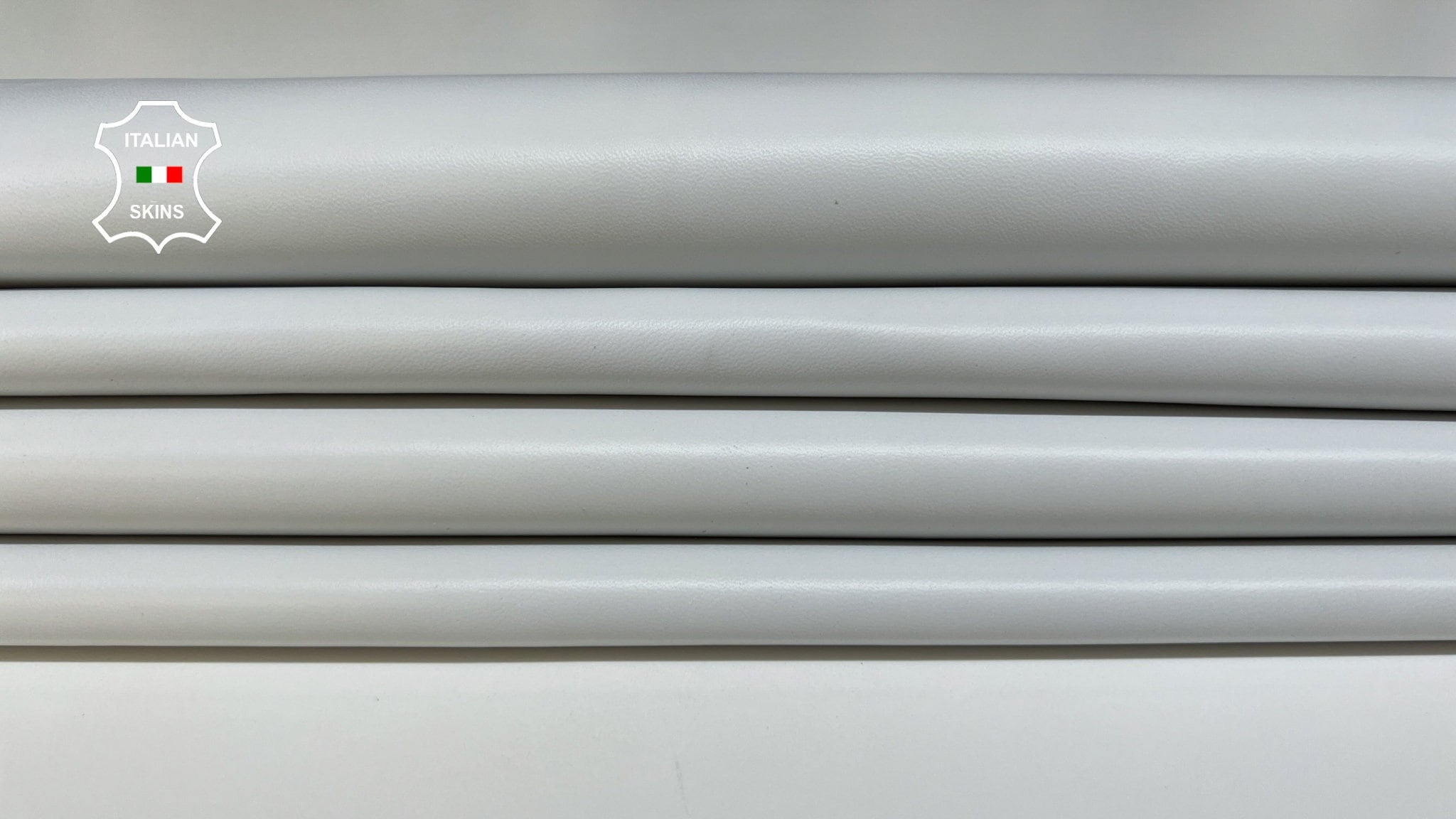 ICE WHITE OFF White Soft Italian Metis Lambskin Lamb Sheep leather pack ...