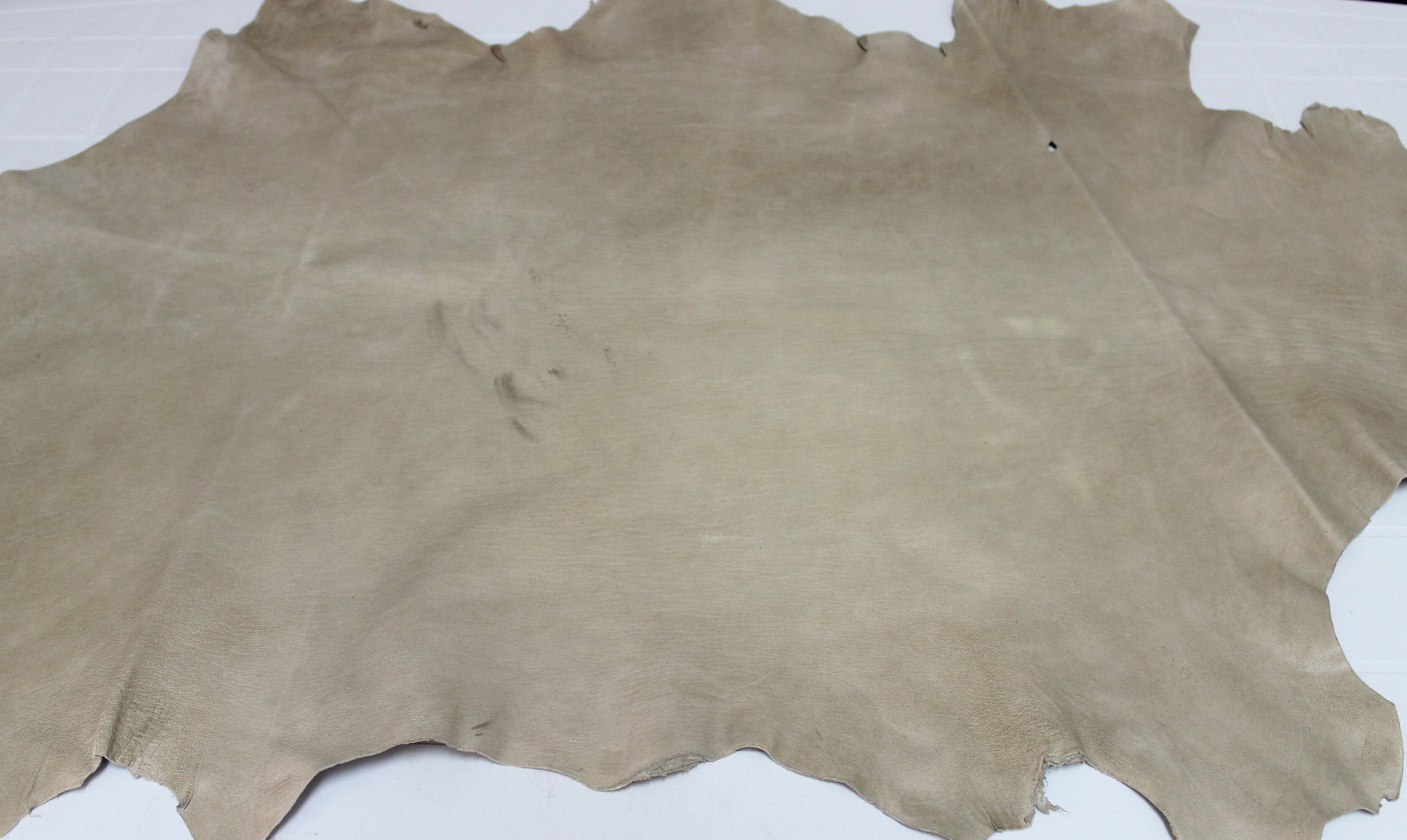 Italian Goatskin Goat vegetable tanned leather skin hide NATURAL BEIGE ...