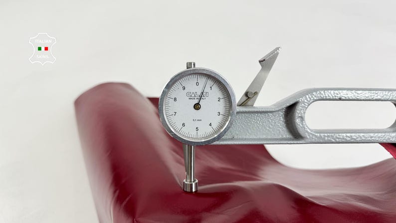 Free Fedex & Duties - CHERRY RED SHINY Tomaia Thin Italian Goat Leather ...