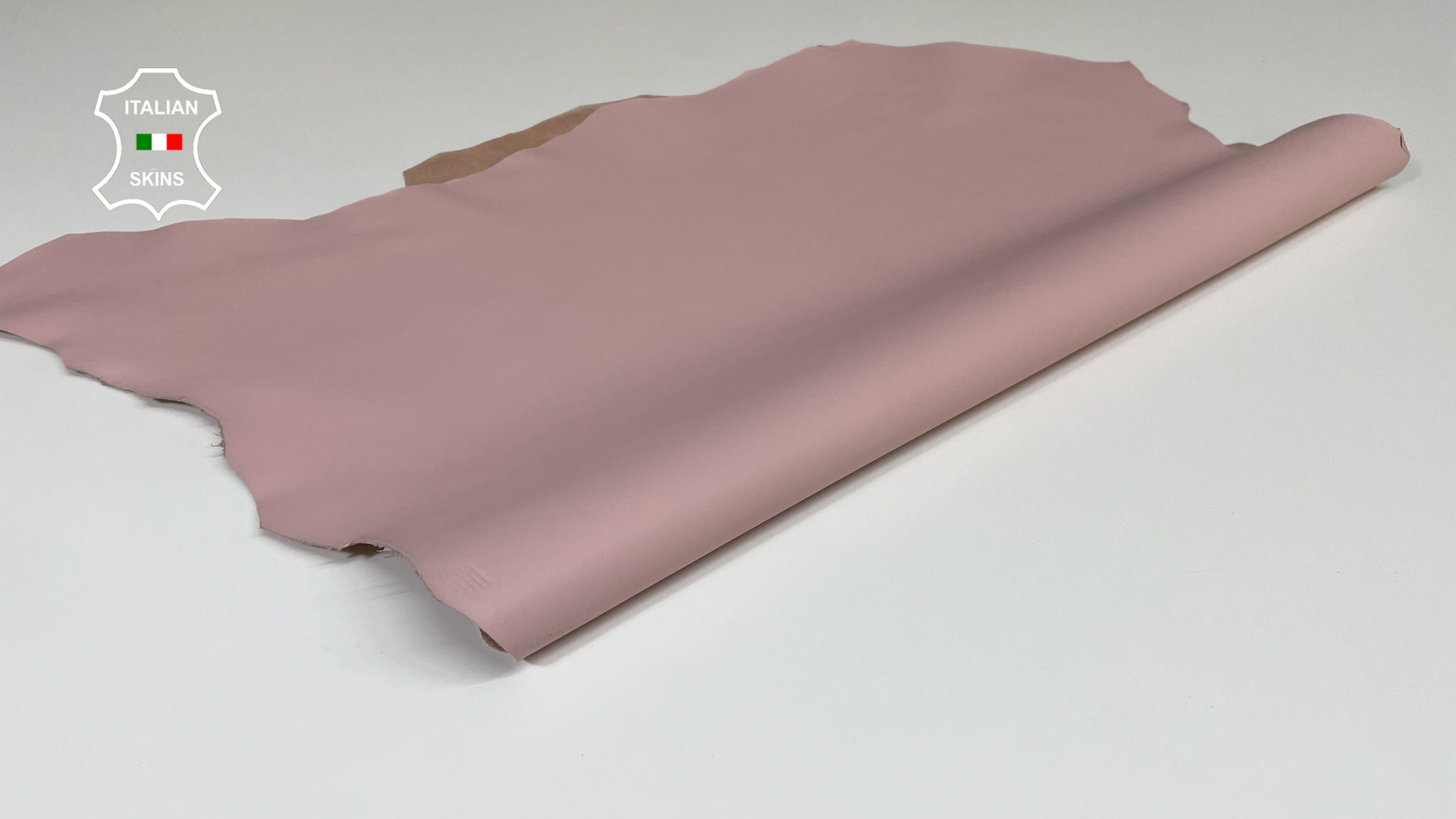 PINK SMOOTH Italian Goatskin Goat Leather hides hide skin skins 6sqf 1 ...