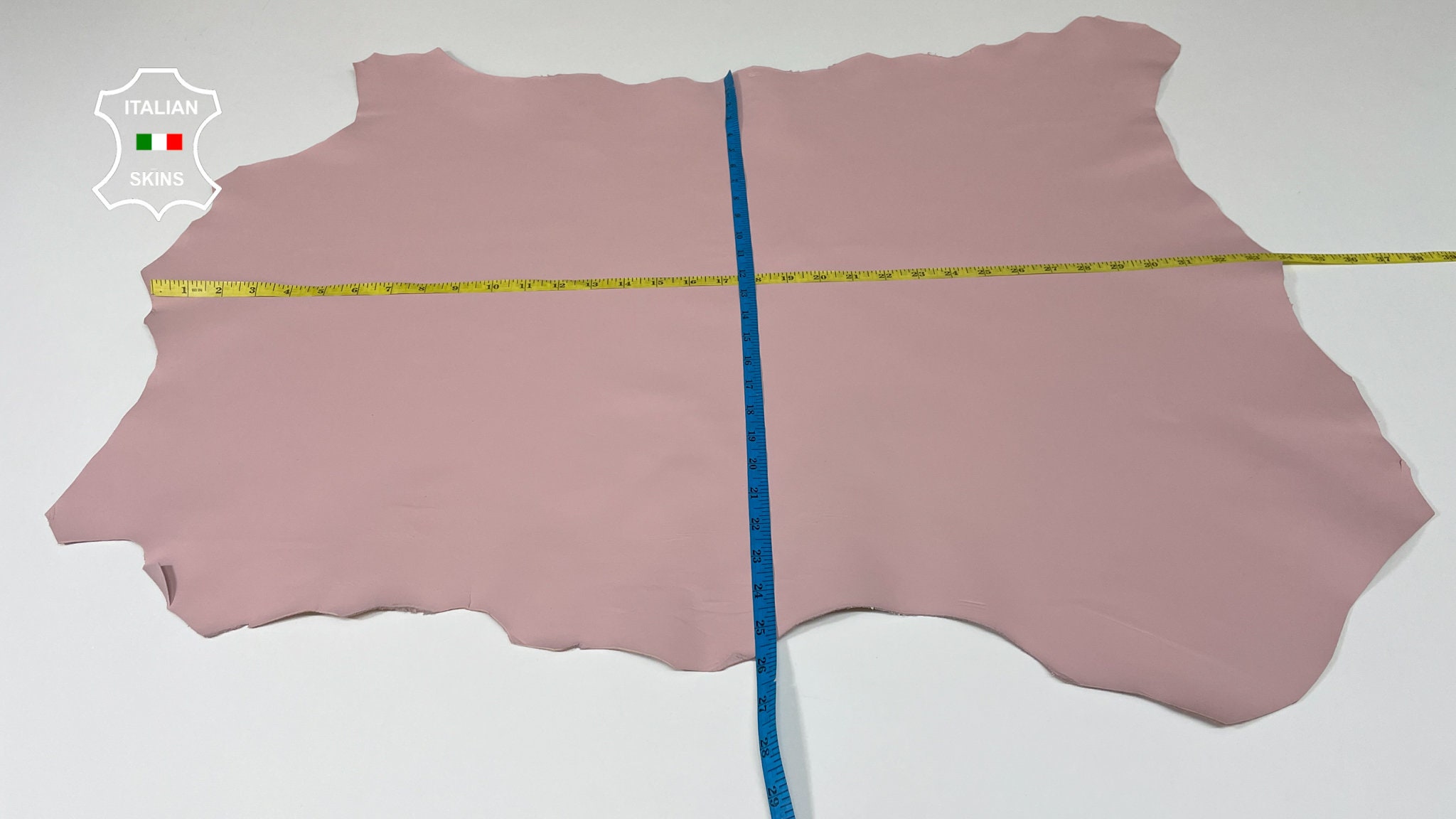 PINK SMOOTH Italian Goatskin Goat Leather hides hide skin skins 6sqf 1 ...