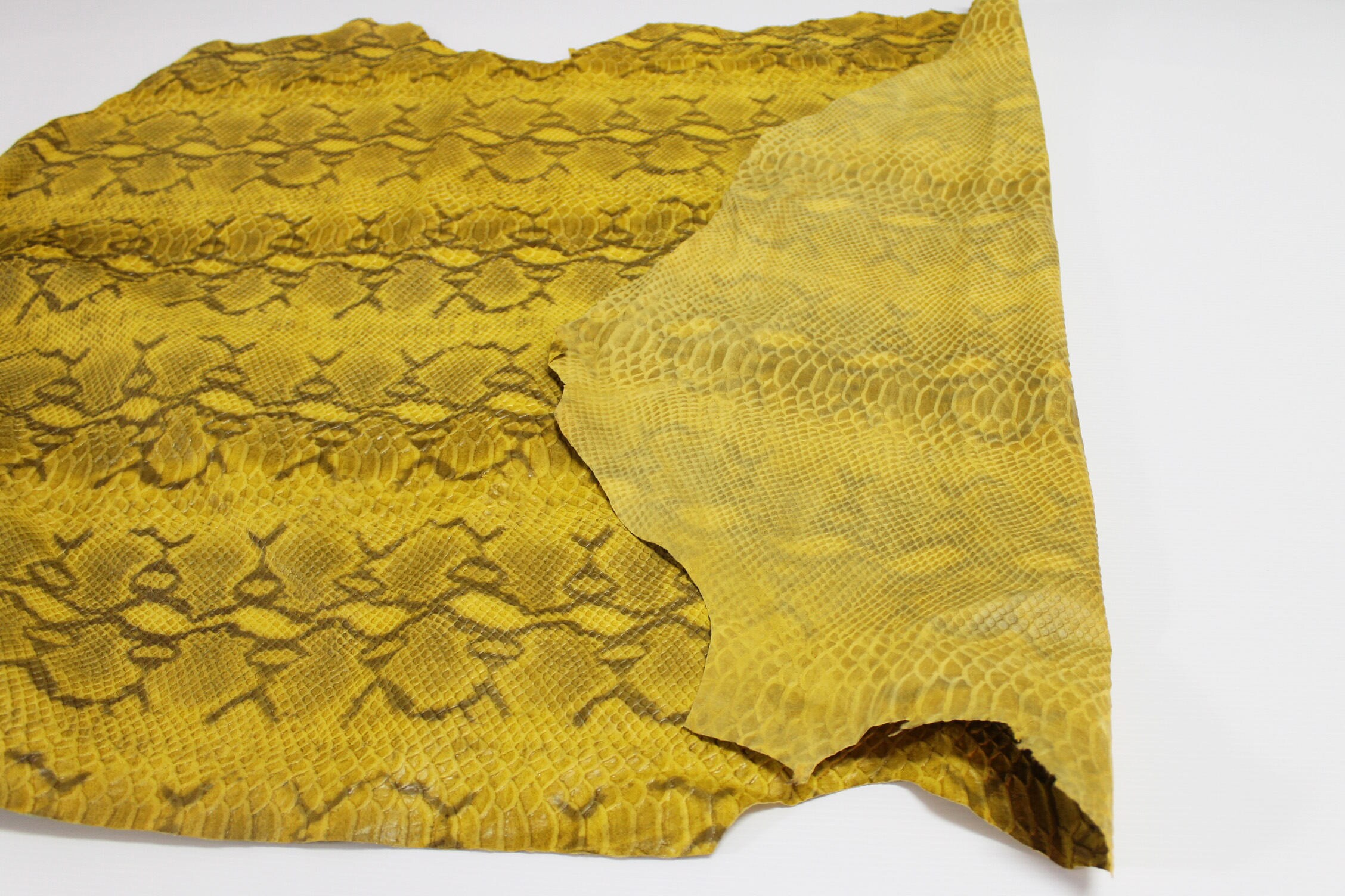 Italian thin Lamb Lambskin leather skin skins hide hides PYTHON SNAKE ...