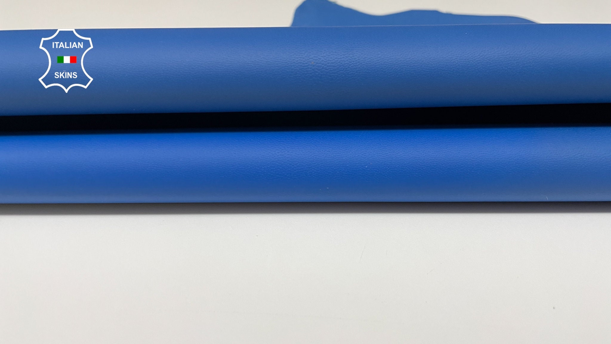 BLUE MATTE SMOOTH Italian Goatskin Goat Leather hides hide skin skins ...