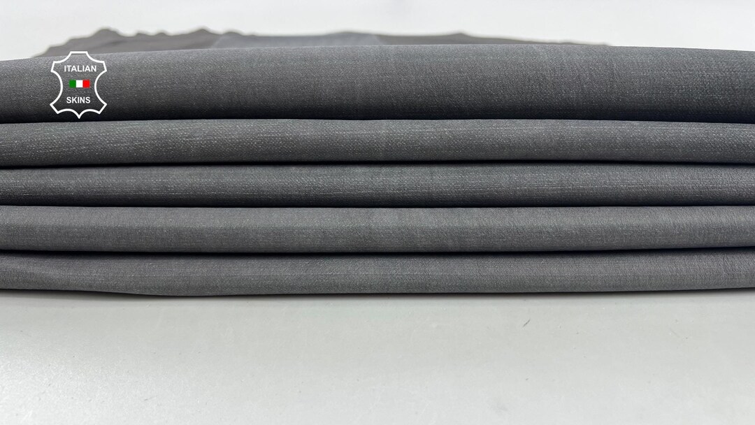 Delivered Duty Paid - GREY Denim Printed on Vintage Look Soft Italian ...