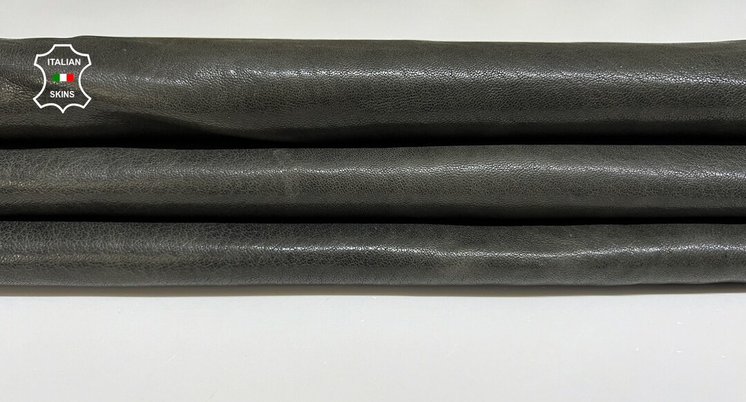 DARK PETROL VEGETABLE Tan Rustic Antiqued Look Thick Italian - Etsy