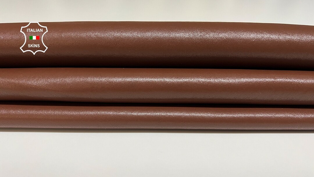 Delivered Duty Paid - SYRUP BROWN Soft Italian STRETCH Lambskin Lamb ...