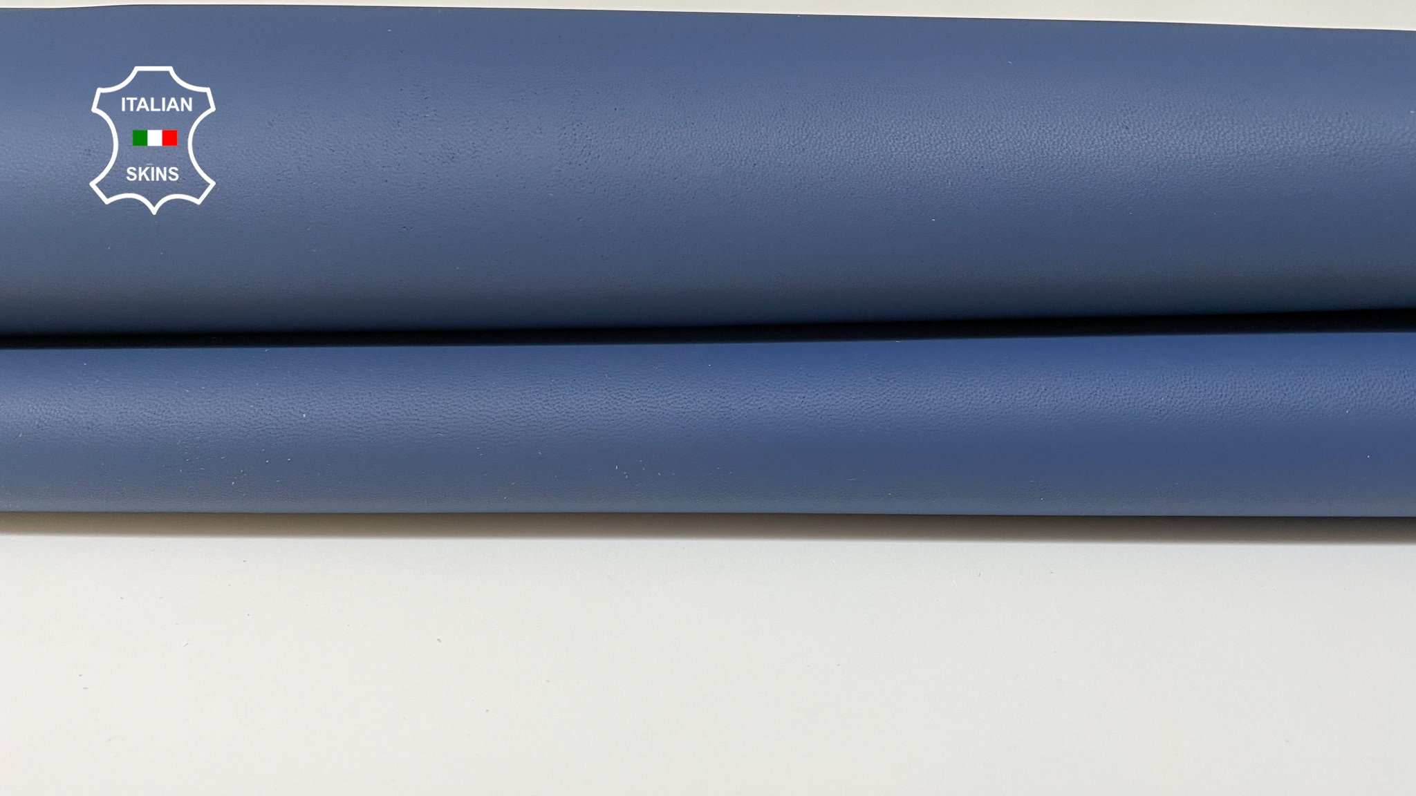 BLUE SMOOTH Italian Goatskin Goat Leather hides hide skin skins 7sqf 1 ...